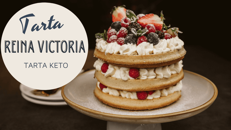 Receta de tarta Reina Victoria keto – Keto con Laura
