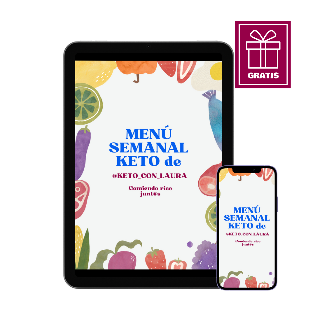 MENÚ SEMANAL KETO GRATIS - Keto con Laura